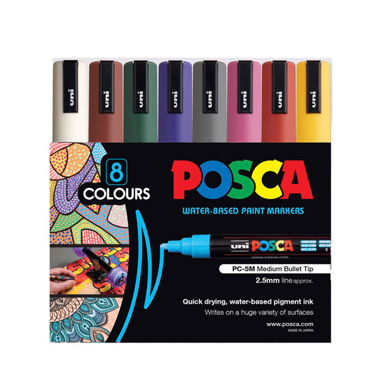 Posca medium tip marker set – Draw & Paint Art Supplies